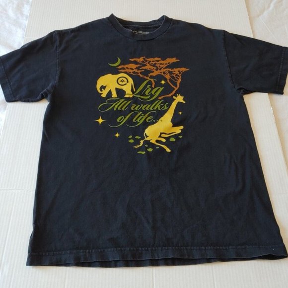 Lrg | Shirts | Lrg Lifted Research Group Tee Shirt Elephant Giraffe Nature Mens L Standard Fit ...